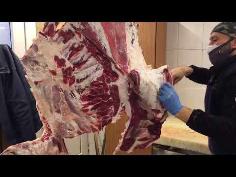 TEK BIÇAK DARBESİYLE DANA BUT NASIL PARÇALANIR / DANA GÜNGÖRMEZ // DANA BİRİSKET / #reklam