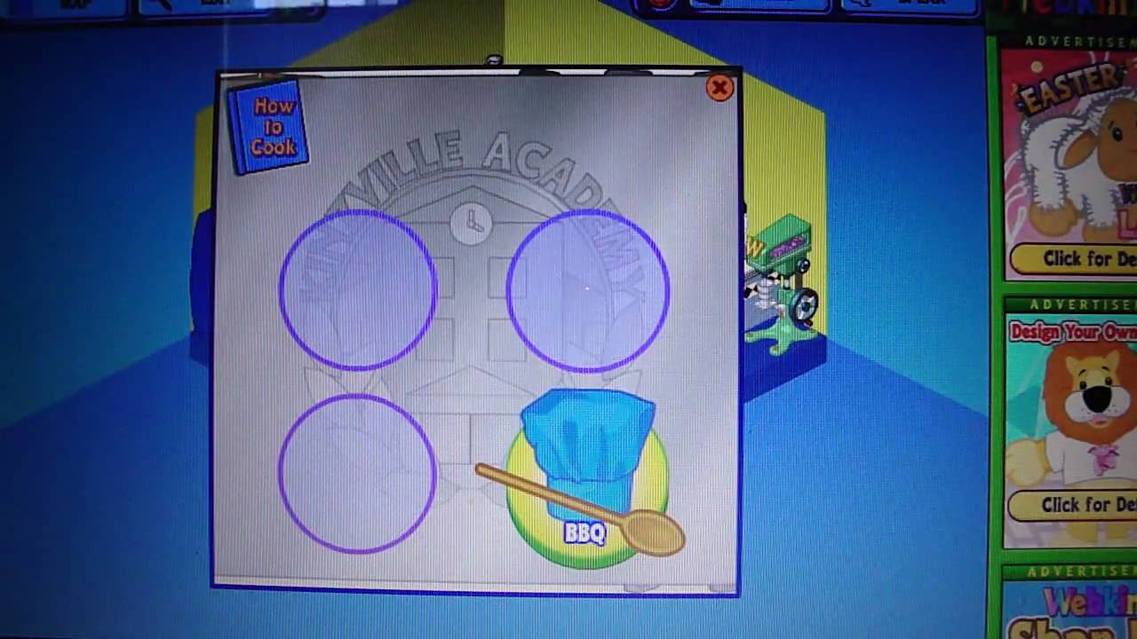 Webkinz Super Chef Stove Recipe Part 1 HD - YouTube