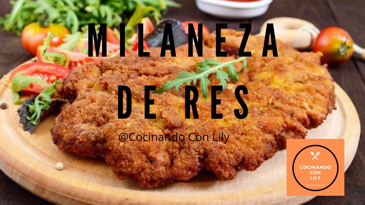Milaneza de Res (Bistec Empanizado) - YouTube