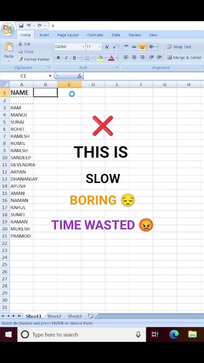 Excel Day 17 Of Excel 21 Tricks In 21 Days Vanktesh Computer Excel Shorts Computer 9241