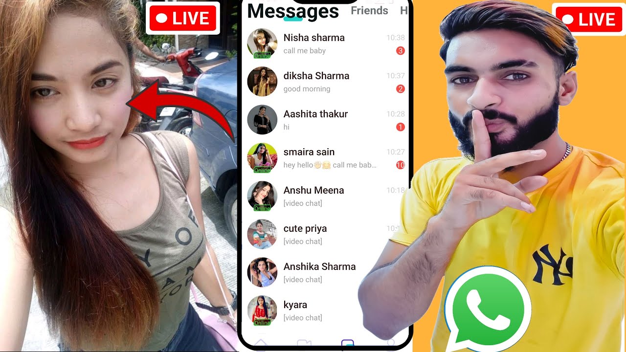 Best video calling app only girls live || video chat & live call ...