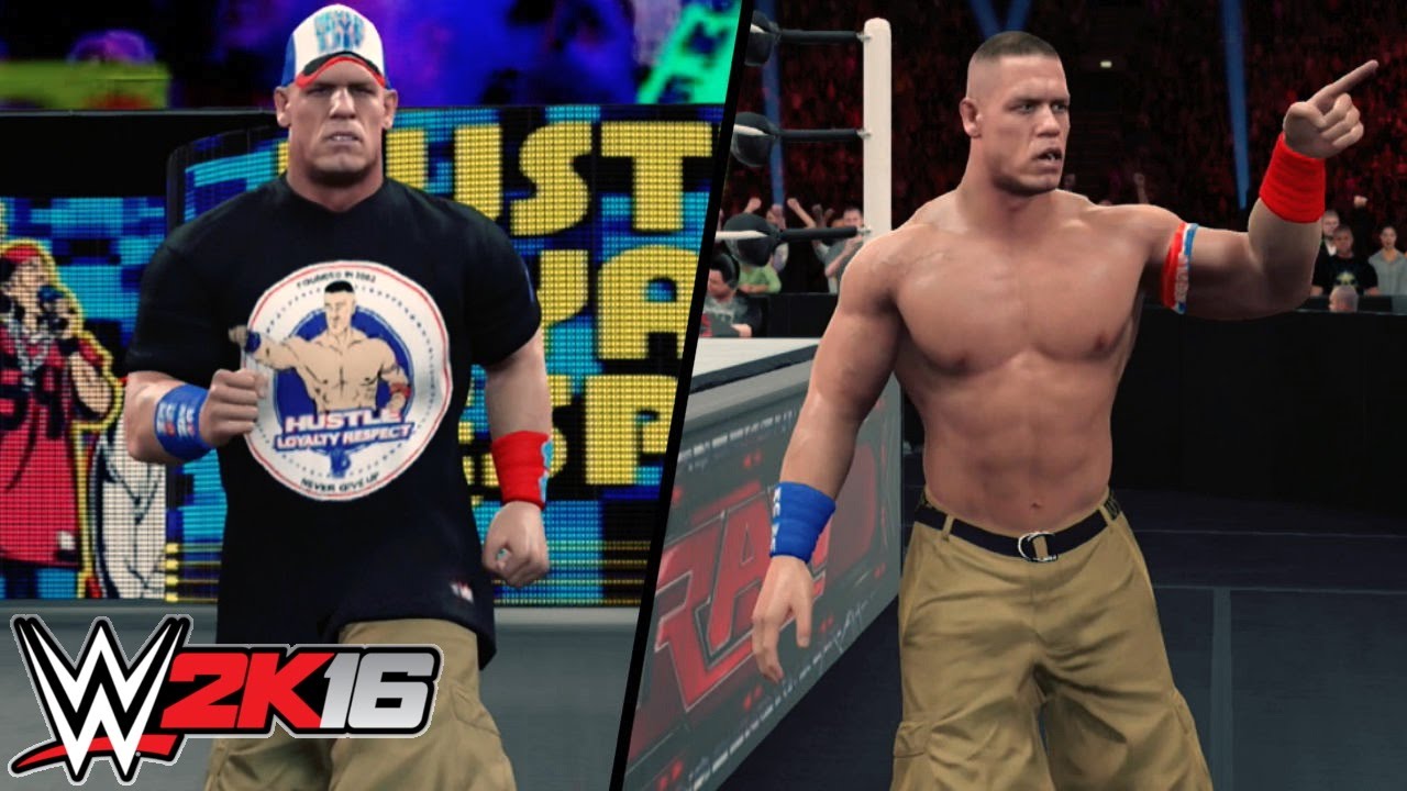 WWE 2K16: John Cena's Brand New 2016 Return Attire! - YouTube