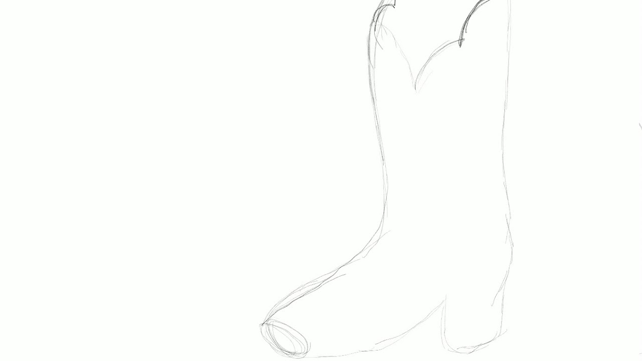 Southern Roots & Cowboy Boots Digital Drawing on Procreate - YouTube