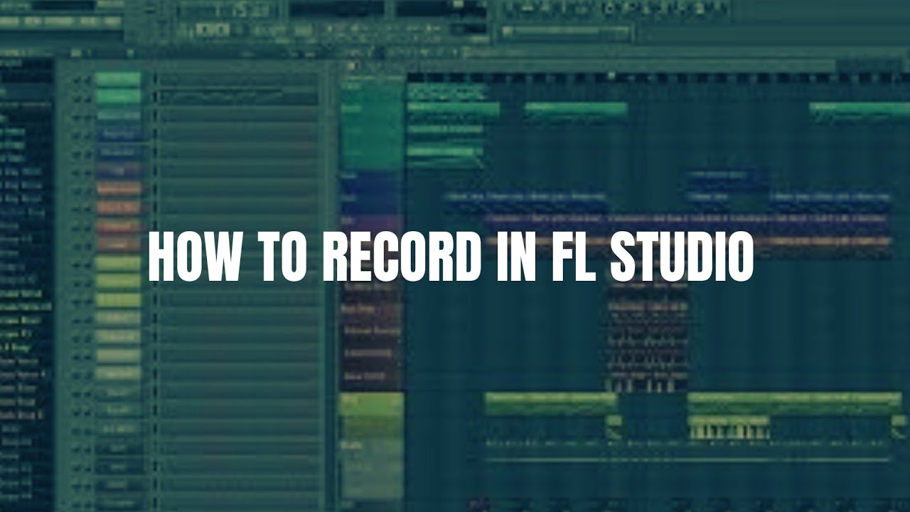 How To Record Vocals In FL Studio - YouTube