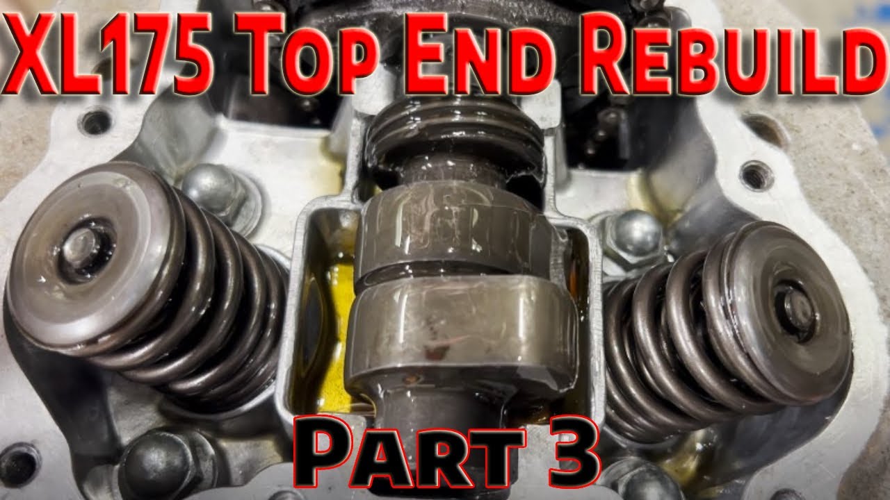Honda XL175 top end rebuild: Part 3. Cylinder Head and Cam Install ...