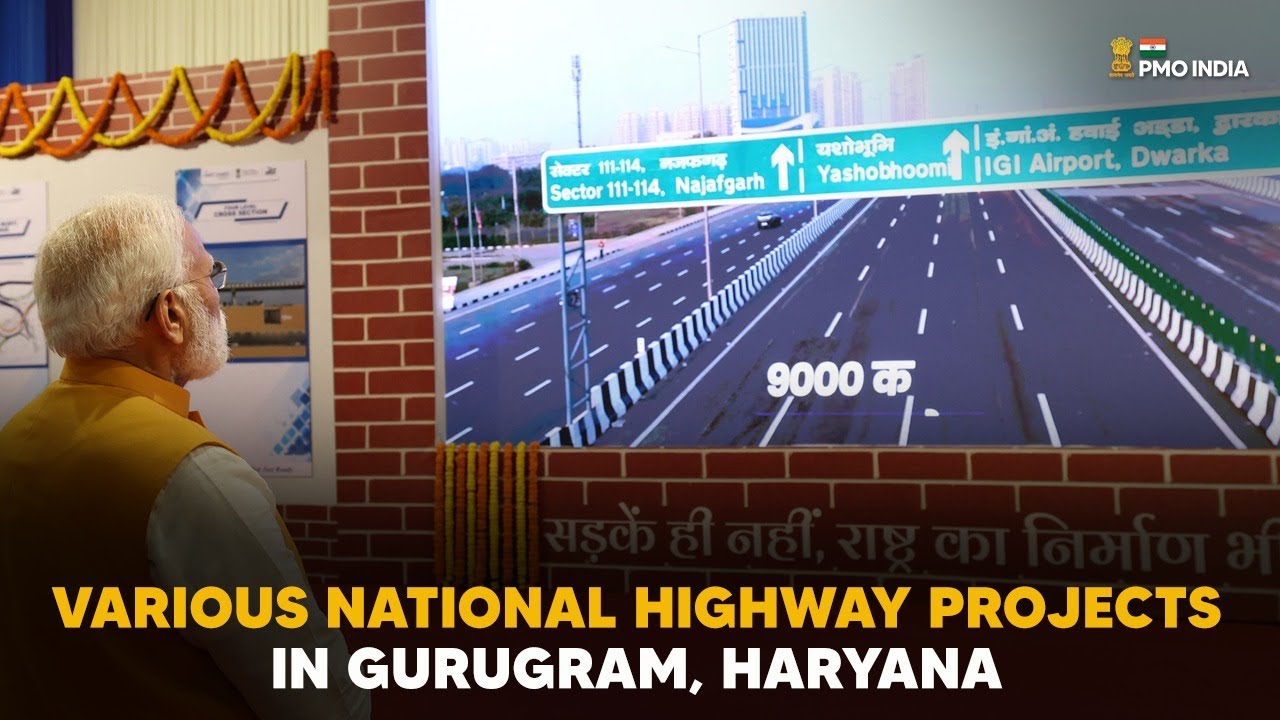 PM Modi addresses launch of various National Highway Projects in ...