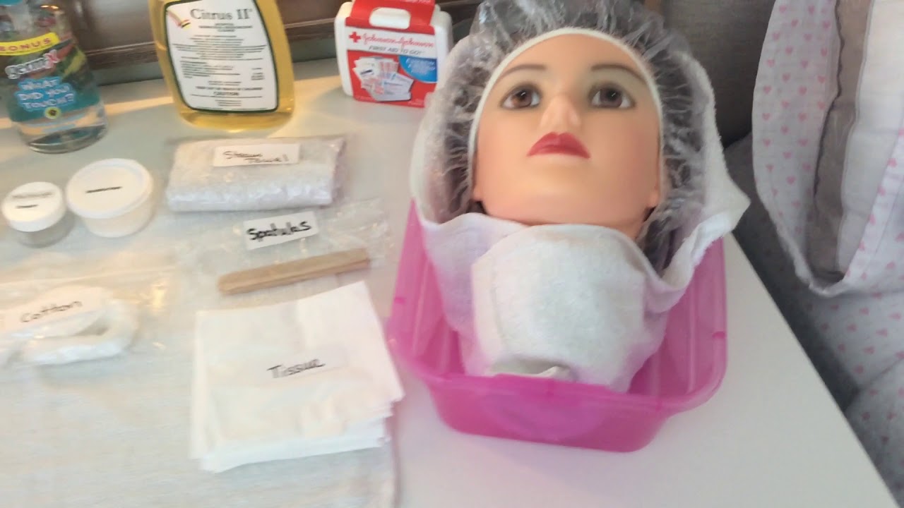California cosmetology practical exam facial. What you need!!! - YouTube