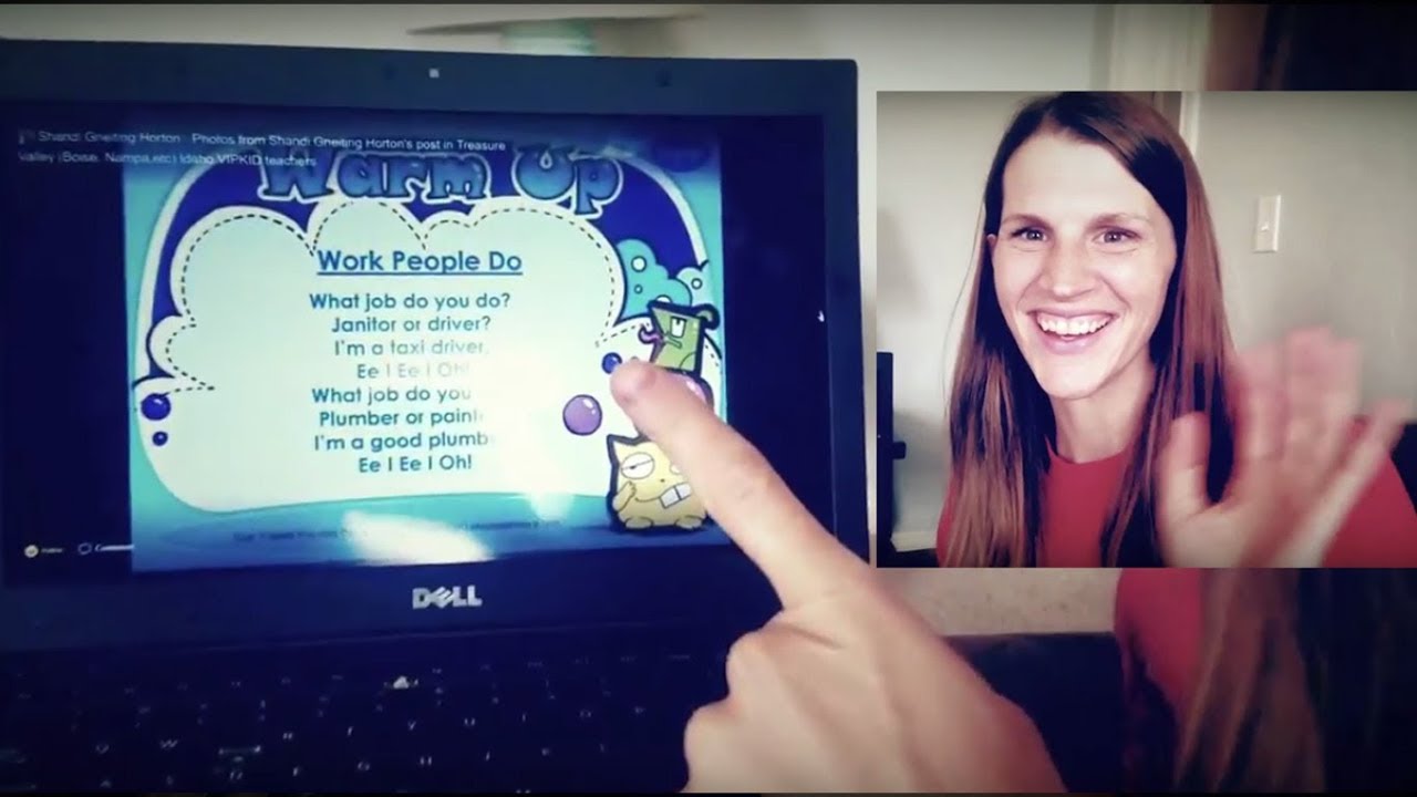 VIPKid warm-up slides can have some unusual songs!!! - YouTube