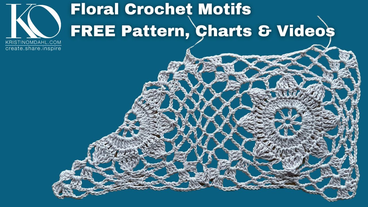 Seamlessly Joining Floral Crochet Motifs | Step-by-Step Tutorial - YouTube
