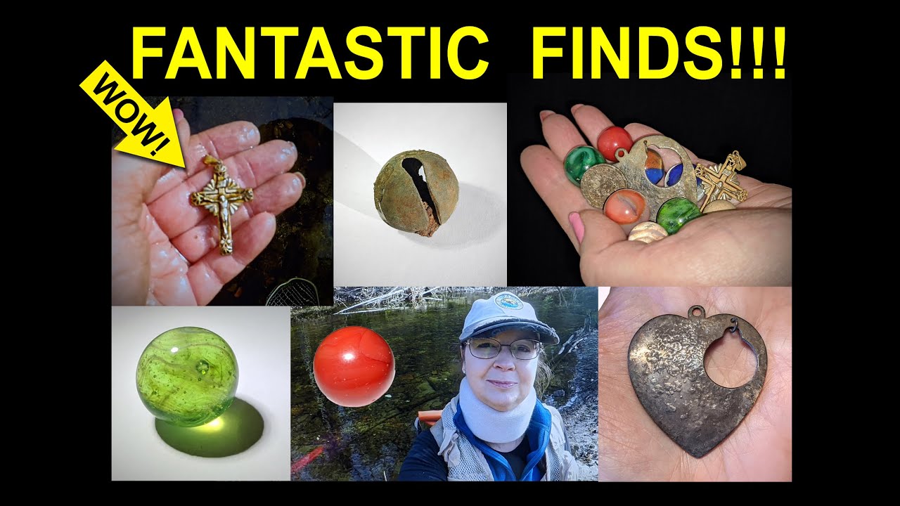 MID-WINTER MUDLARK / MARBLE HUNT! WOW!!! AMAZING FINDS: MARBLES! SILVER ...