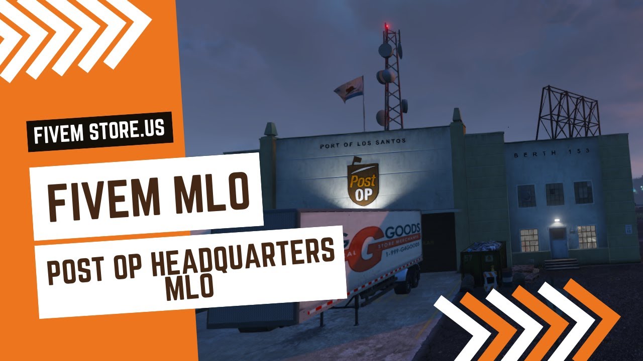 FiveM Post OP Headquarters MLO #fivem #postop - YouTube