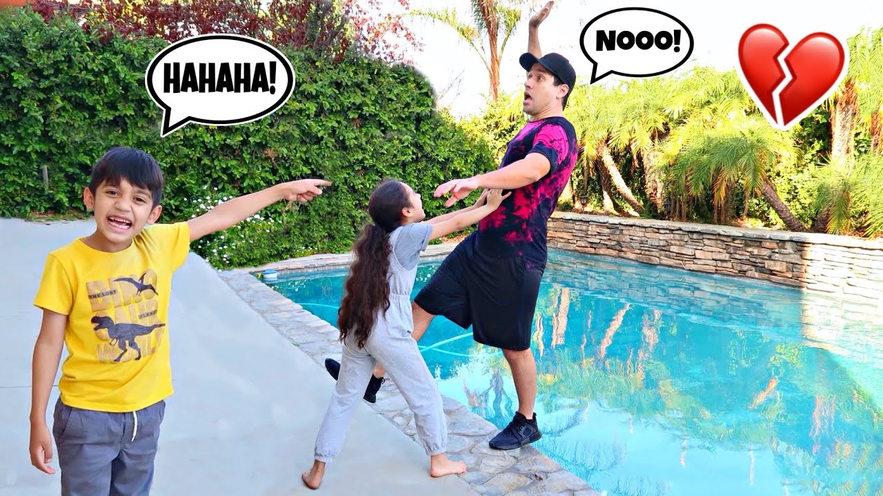 Being MEAN To DAD For The ENTIRE Day! *Gone Wrong* | Jancy Family - YouTube