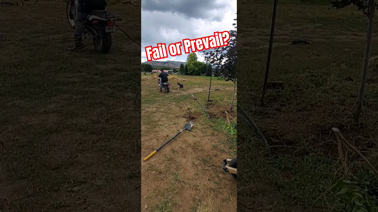 FAIL?!? TW200 vs T-Post - YouTube