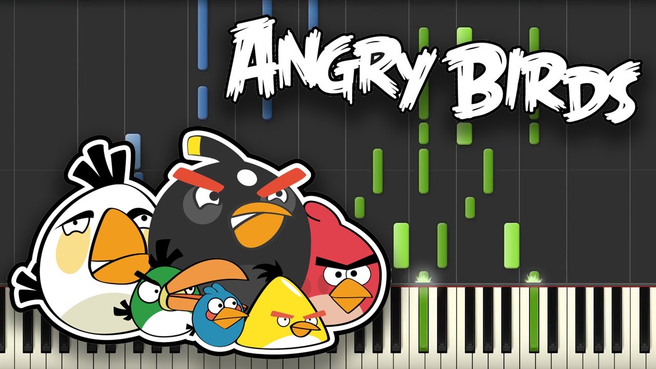 Angry Birds Theme (Piano Tutorial) [Synthesia] - YouTube
