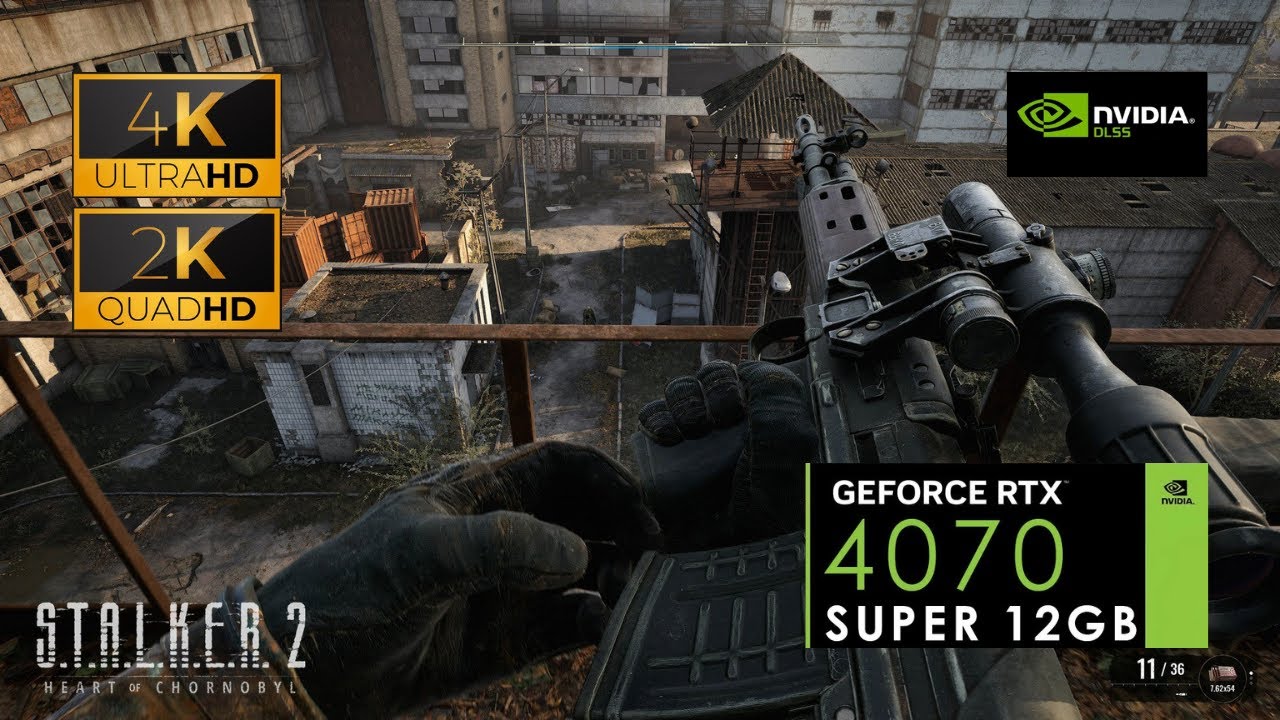 Stalker 2 Heart of Chornobyl on RTX 4070 Super - (1080P - 1440P - 4K ...