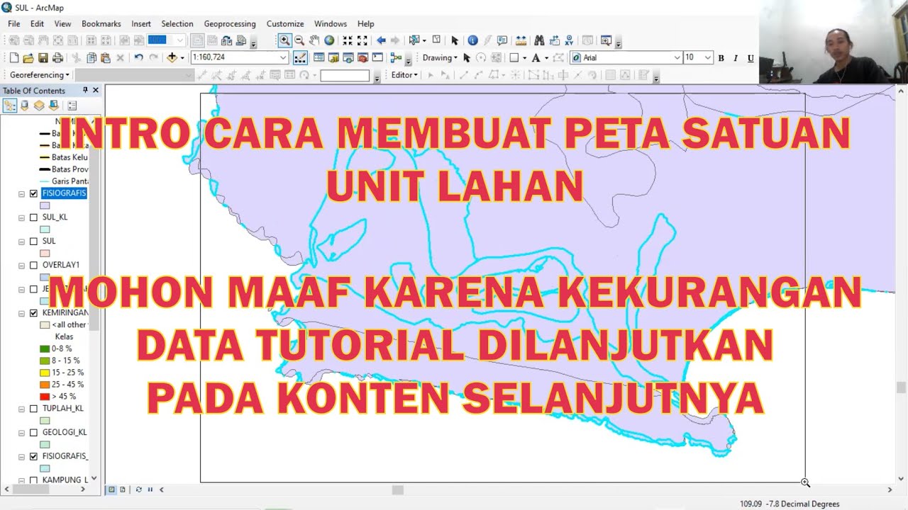 CARA MEMBUAT PETA SATUAN UNIT LAHAN -- TUTORIAL KURANG LENGKAP KARENA ...
