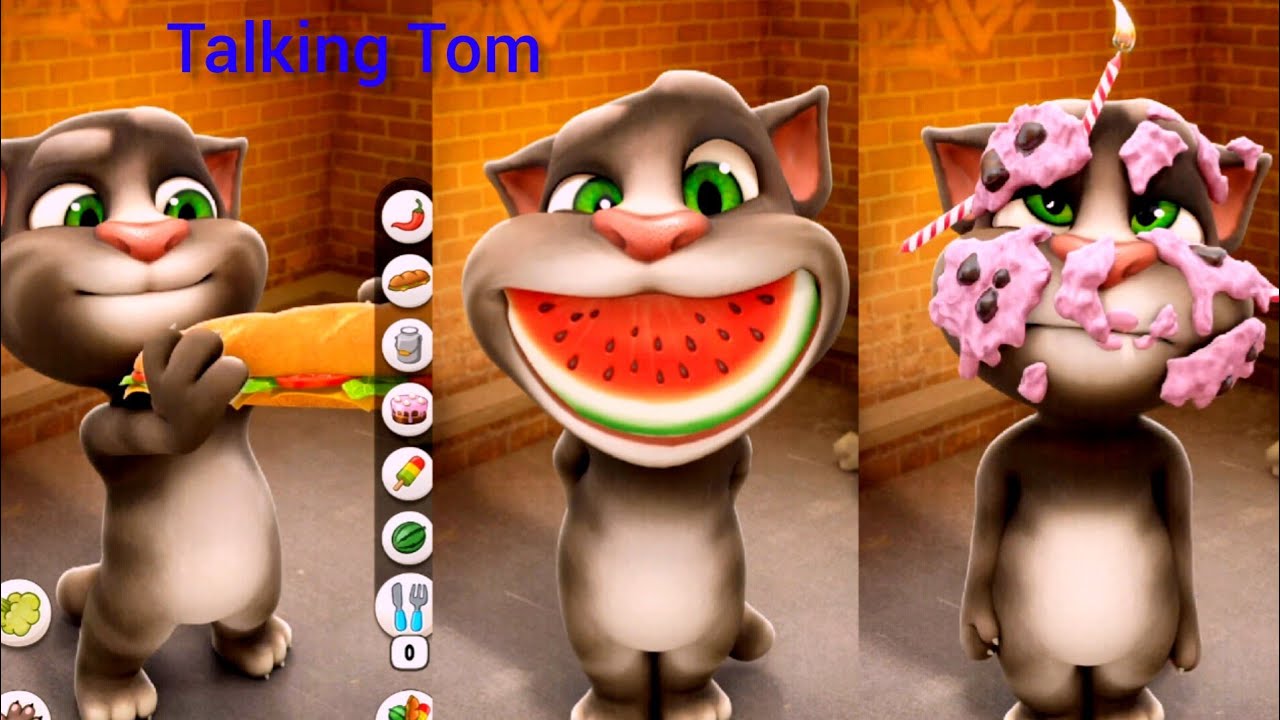 😹My Talking tom 🍌🍉🍎🌶️🍒cats preview 2 orange vocoder effects Talking Tom ...