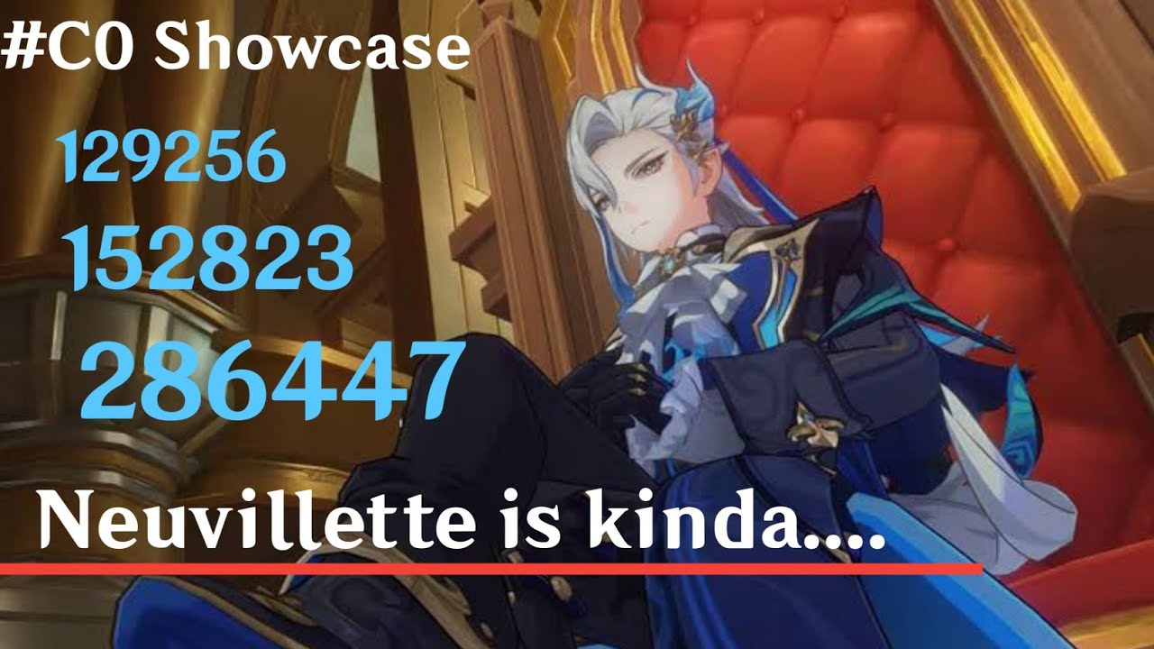 Neuvillette is kinda.... | C0 Neuvillette Showcase | Genshin Impact ...