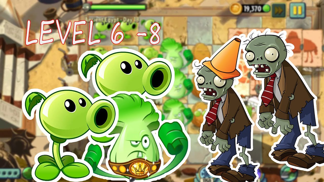 Plants vs Zombies 2 Level 8, Game for all ages and for fun - YouTube