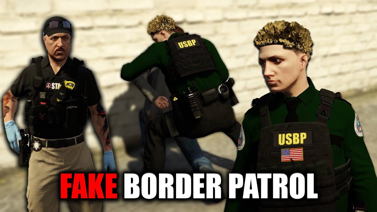 I Became a FAKE Border Patrol Agent in GTA RP! - YouTube
