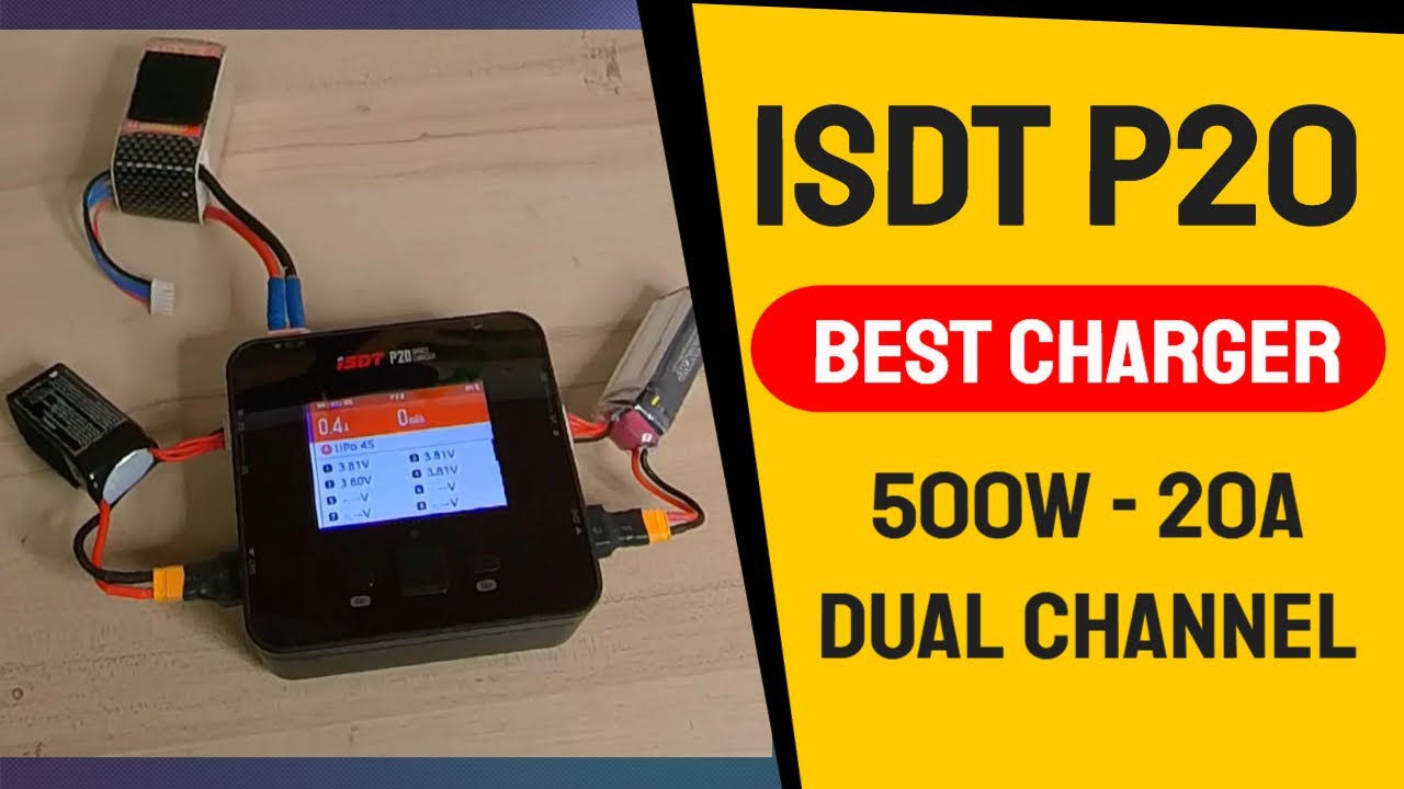 ISDT P20 500W 20A Dual Channel Battery Balance Charger Complete Review - YouTube