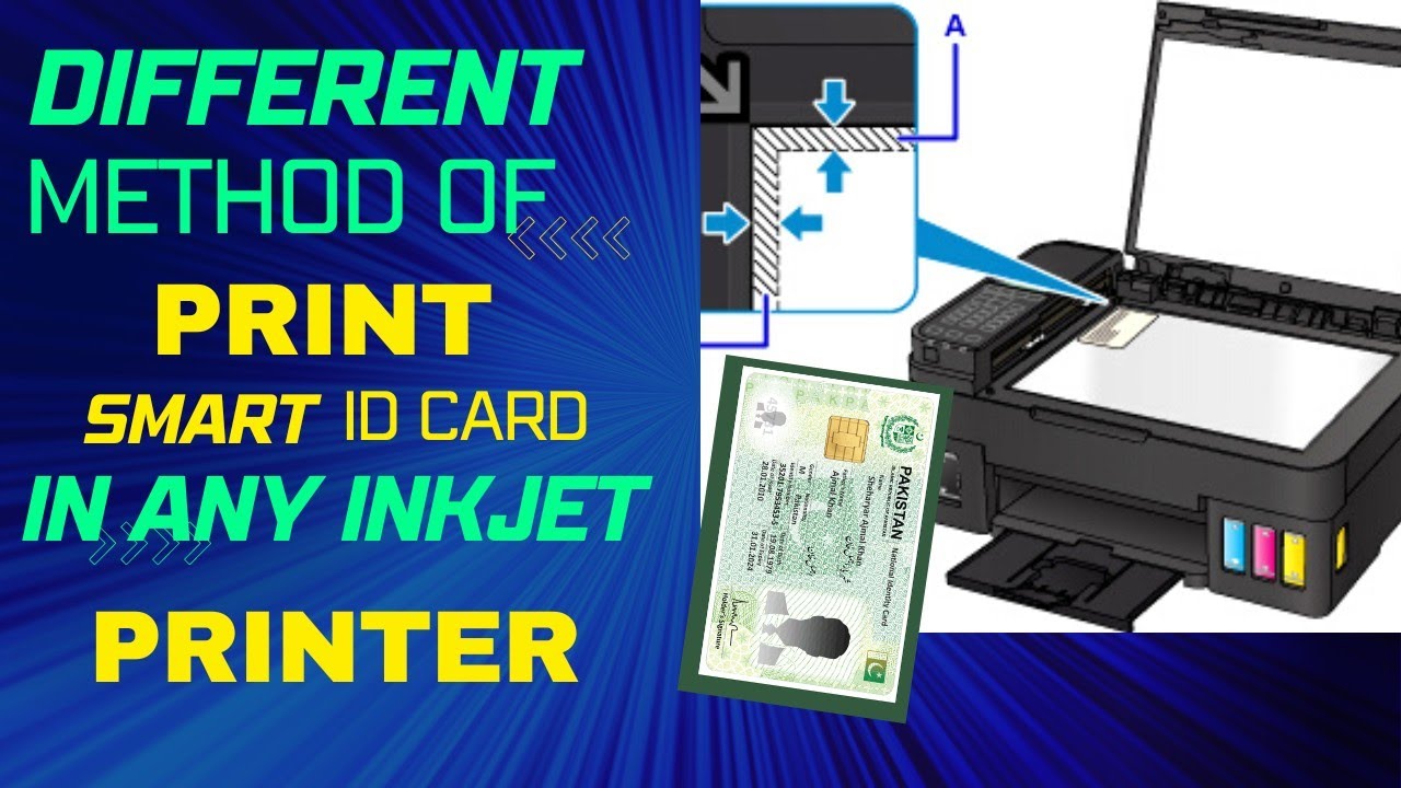 How to copy ID card / CNIC or smart cards photo copy / Print photos and ...