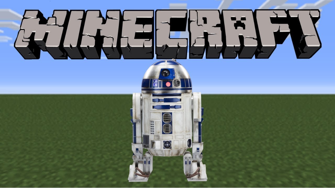 Minecraft Building R2D2 - YouTube