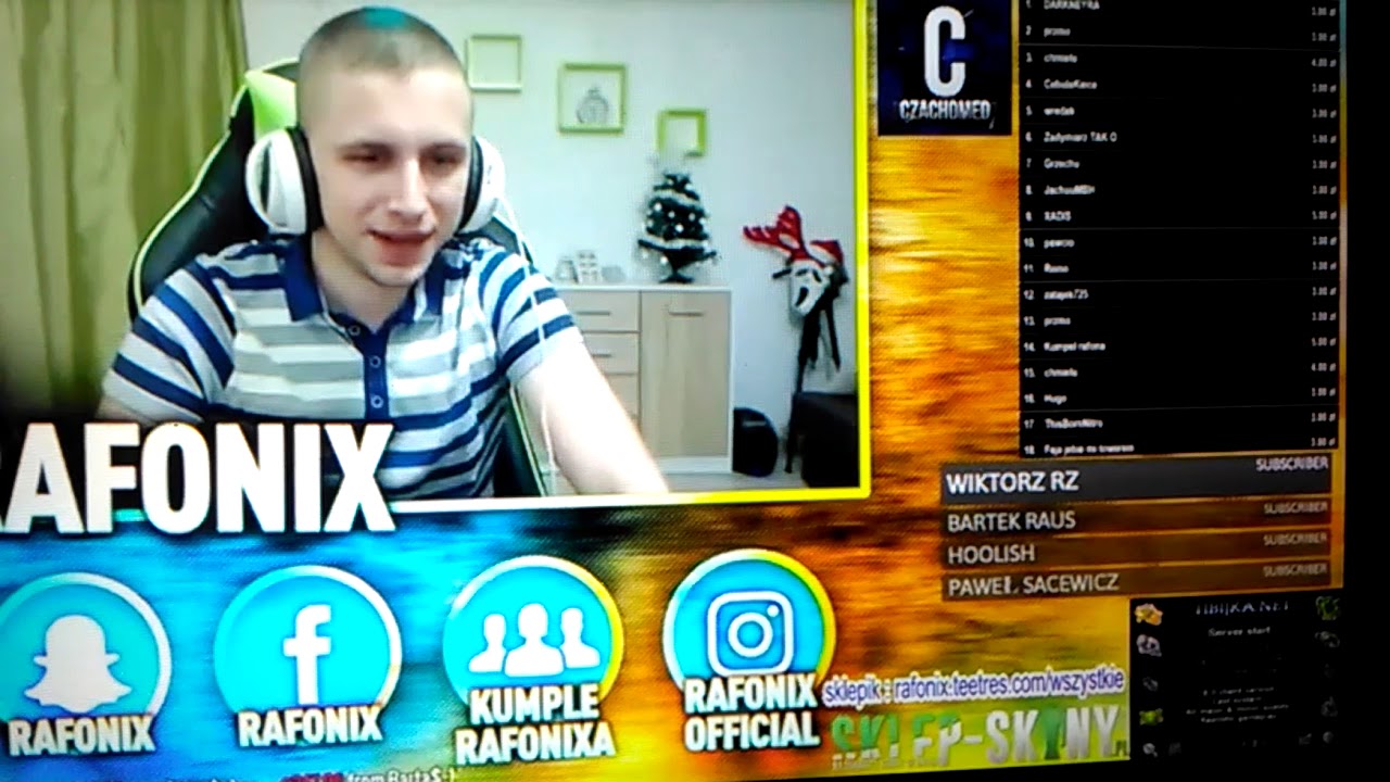 Rafonix maluje włosy na niebiesko - YouTube