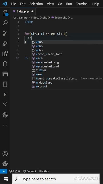 How to print odd and even numbers using for loop | PHP| loop - YouTube