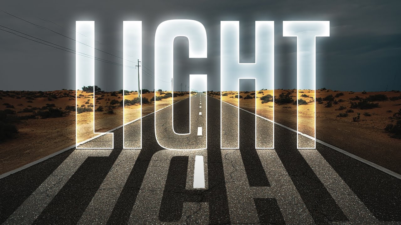 Adobe Photoshop Tutorial | Light Text Effect | Glowing Text Effect in ...