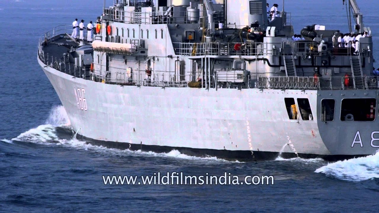 India's first cadet training ship INS Tir (A86) - YouTube