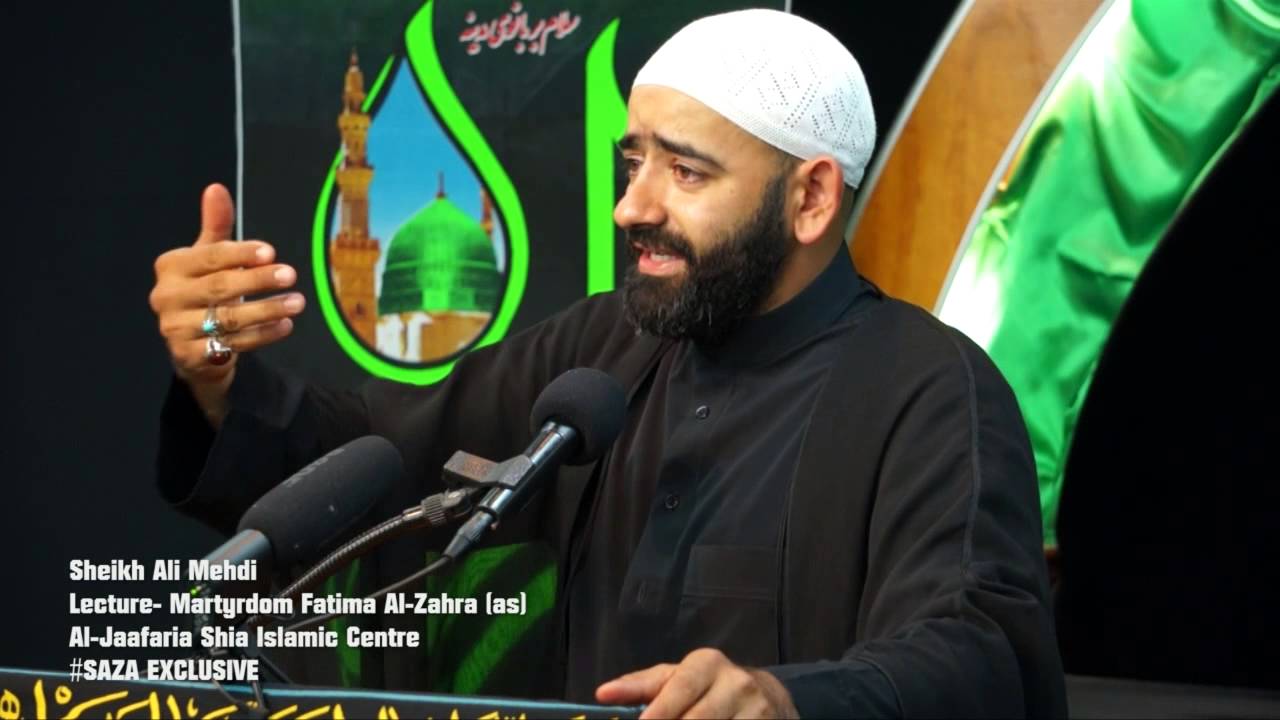 | SHEIKH ALI MEHDI | MARTYRDOM FATIMA AL-ZAHRA | 2014 | #SAZA EXCLUSIVE ...