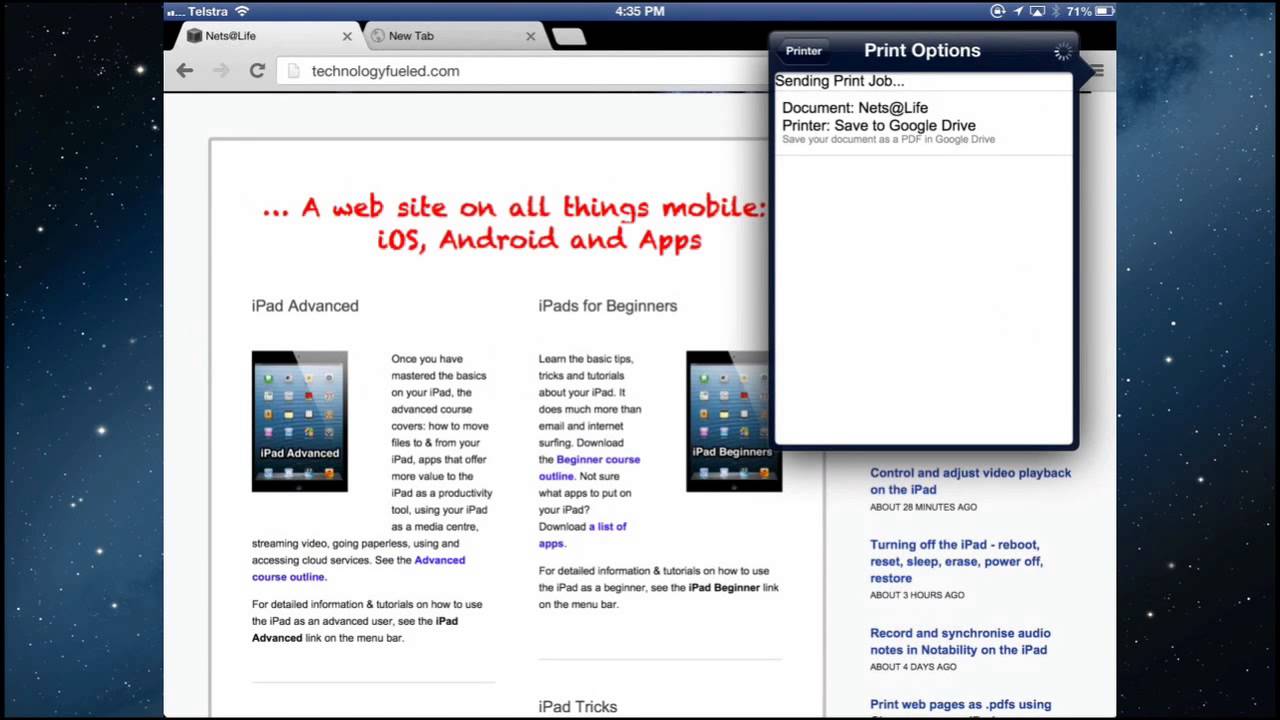 How to setup and use Google Cloud Print - A demonstration - YouTube