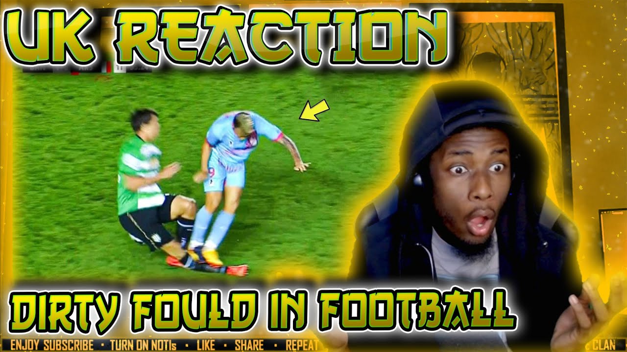 OMG😱 Dirty & Brutal Fouls in Football [REACTION] - YouTube