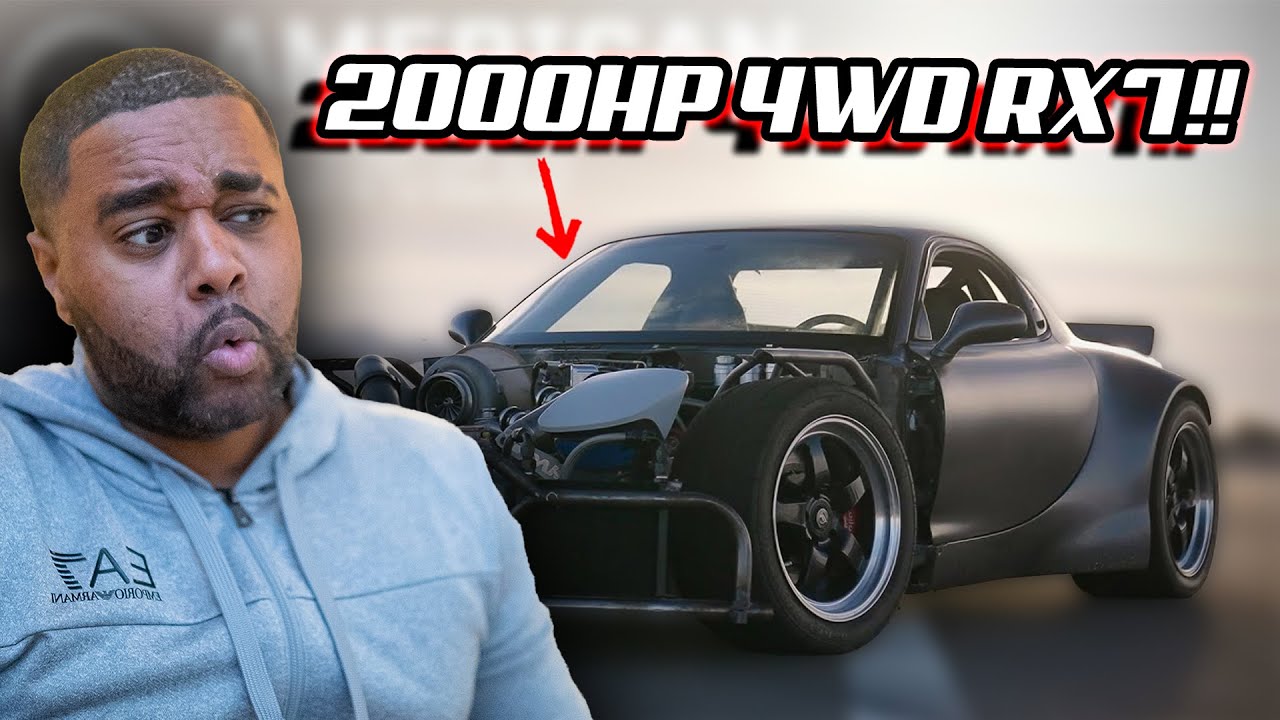 TOP GEAR REACTION 2000HP 4WD MAZDA RX7!! - YouTube