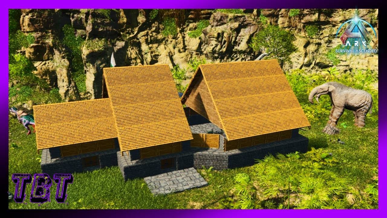 Building A Roof Over My Head! || ARK Survival Ascended [Ep. 29] - YouTube