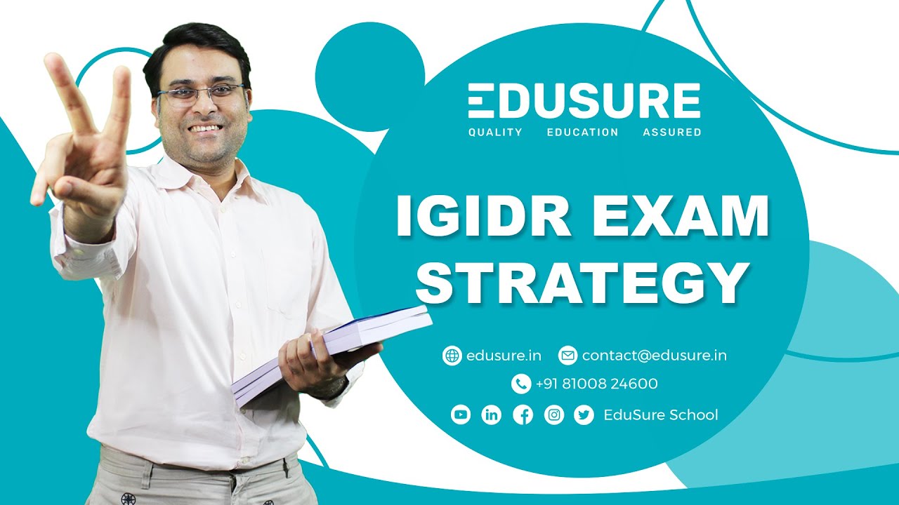 All about IGIDR 2023 (M.Sc in Economics)| Exam Pattern|Preparation ...