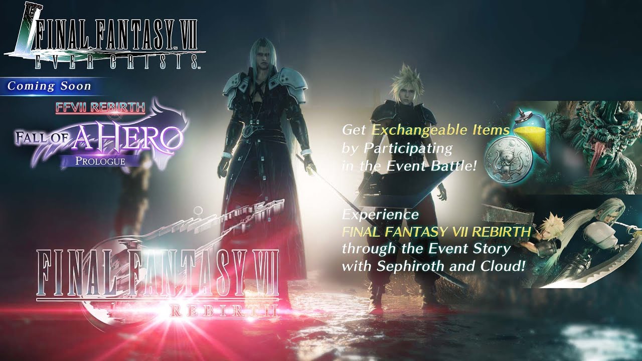 Rebirth Crossover event teaser and info and upcoming Maintenance ...