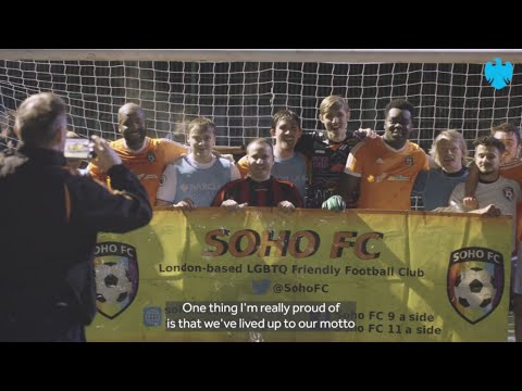 Celebrating Rainbow Laces with Soho FC and the Barclays Community ...