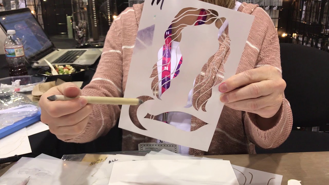 Unique Stencil System on- HOW TO DRAW FACES WITH STENCILS.- by Joggles ...