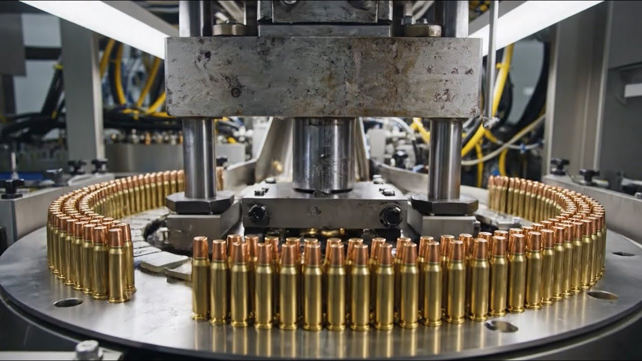 Inside the Ammunition Factory How Bullets Are Made Step by Step Full ...