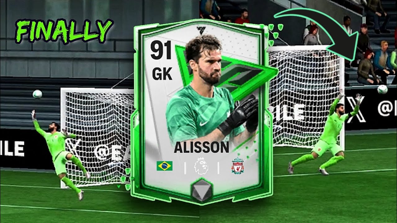 91 ALISSON'S REVIEW IN FC MOBILE || FC MOBILE GAMEPLAY ⚽ - YouTube