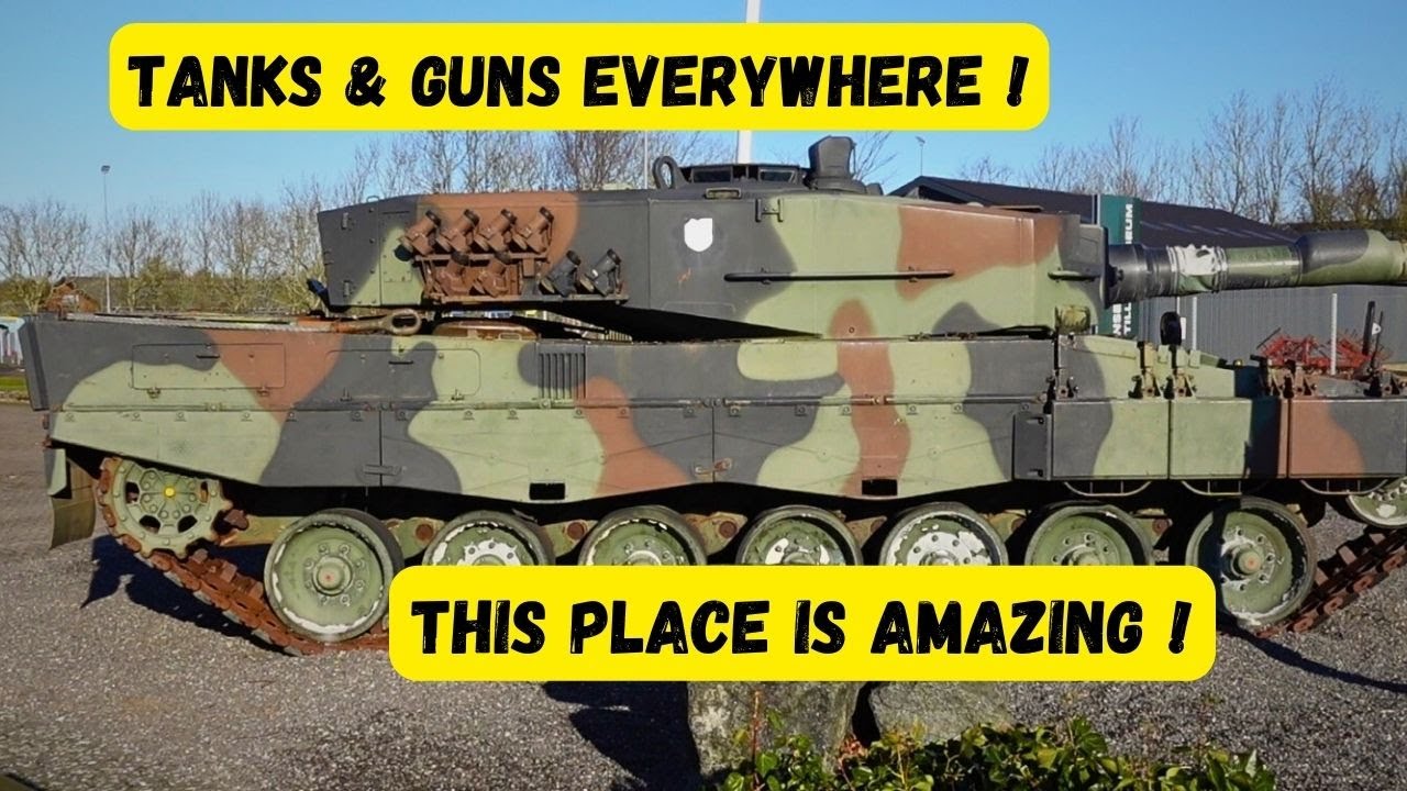 Tanks and guns everywhere. This place is AMAZING ! - YouTube