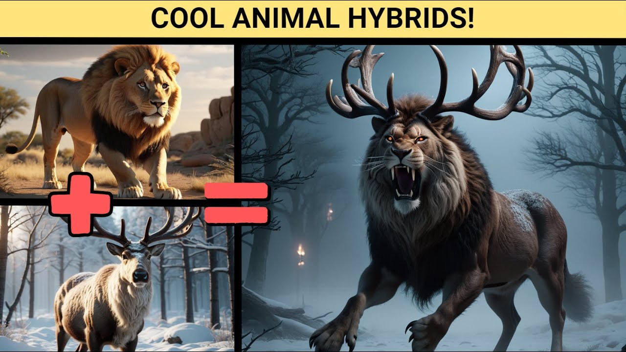 BEST ANIMAL FUSIONS: COOL MONSTER HYBRIDS - YouTube