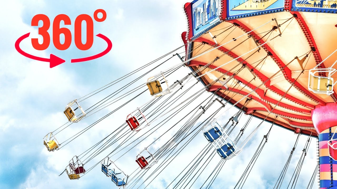 360 VR Video Chain Carousel Flat Ride - YouTube