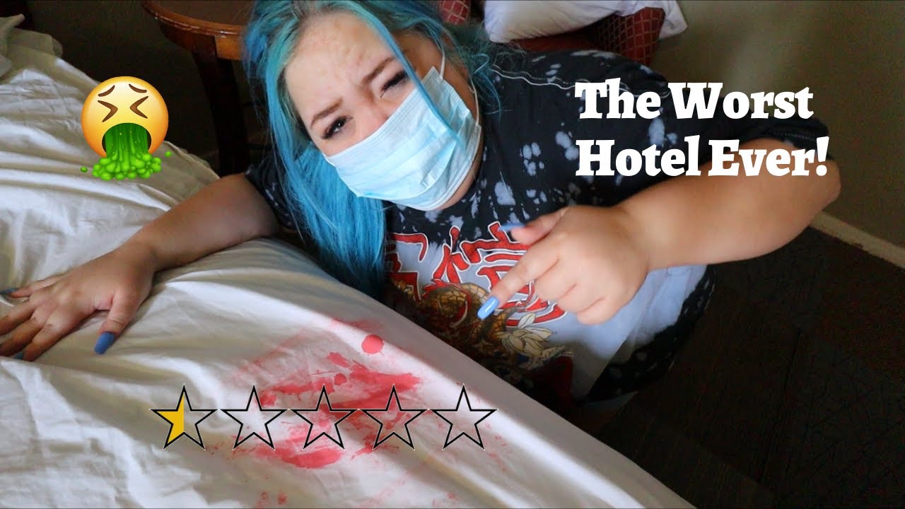 Staying at the WORST REVIEWED HOTEL In My City (LESS THAN 1 STAR) - YouTube