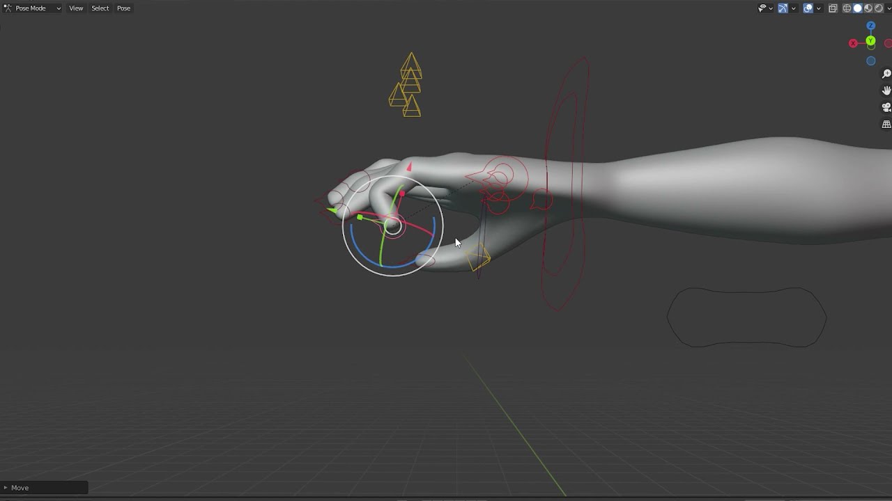 Blender First Person Rig and Animation WIP - YouTube