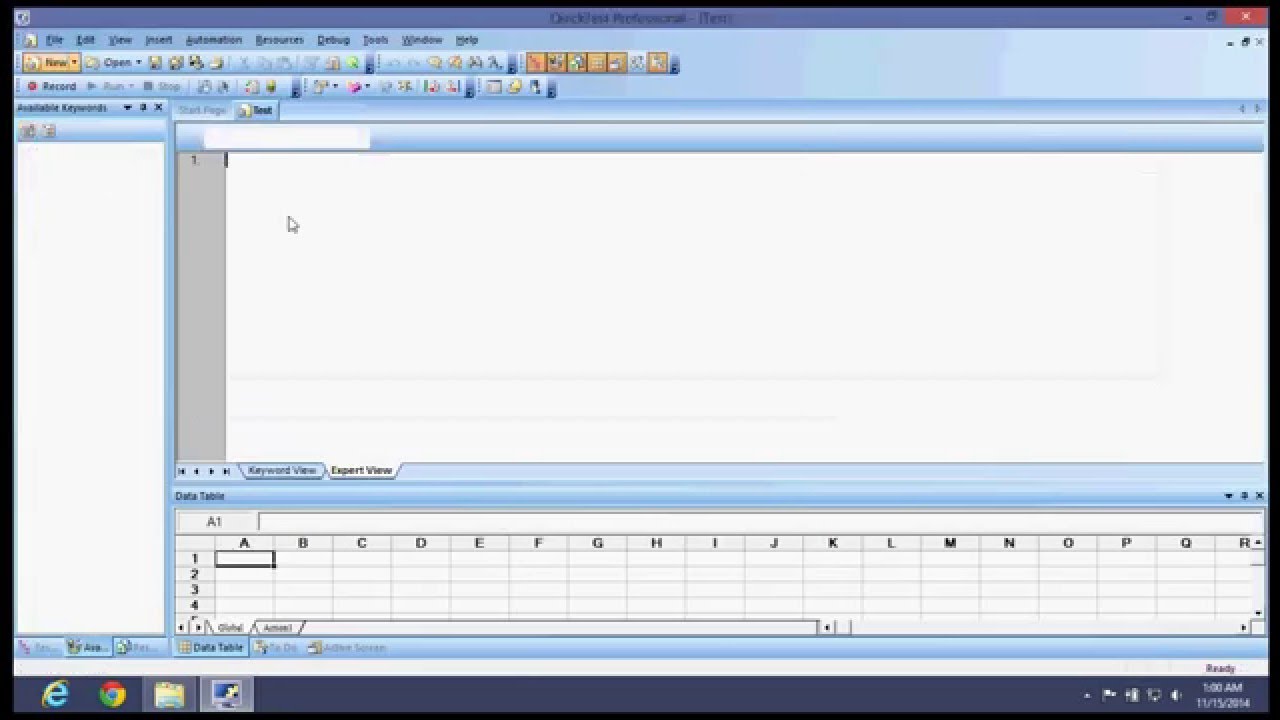 Environment variable in qtp - YouTube