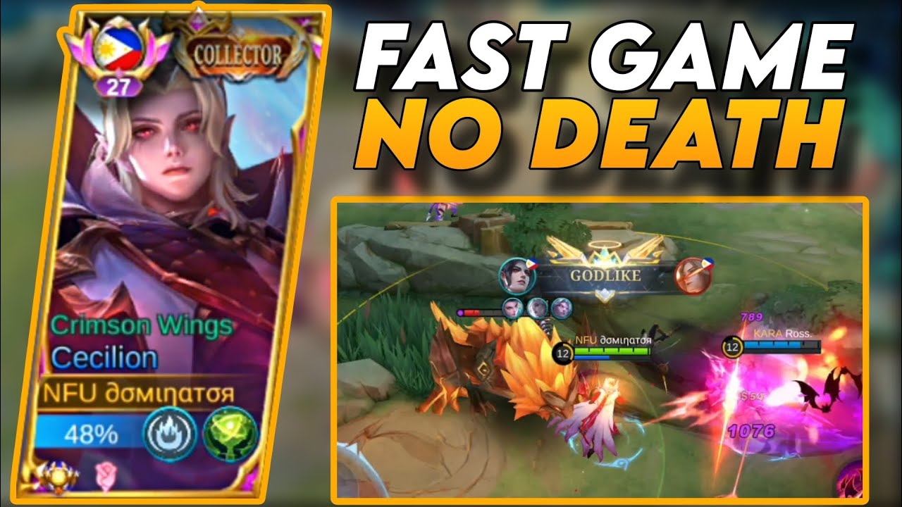 Cecilion Gameplay, Cecilion's Fast Game with No Death Gameplay ...