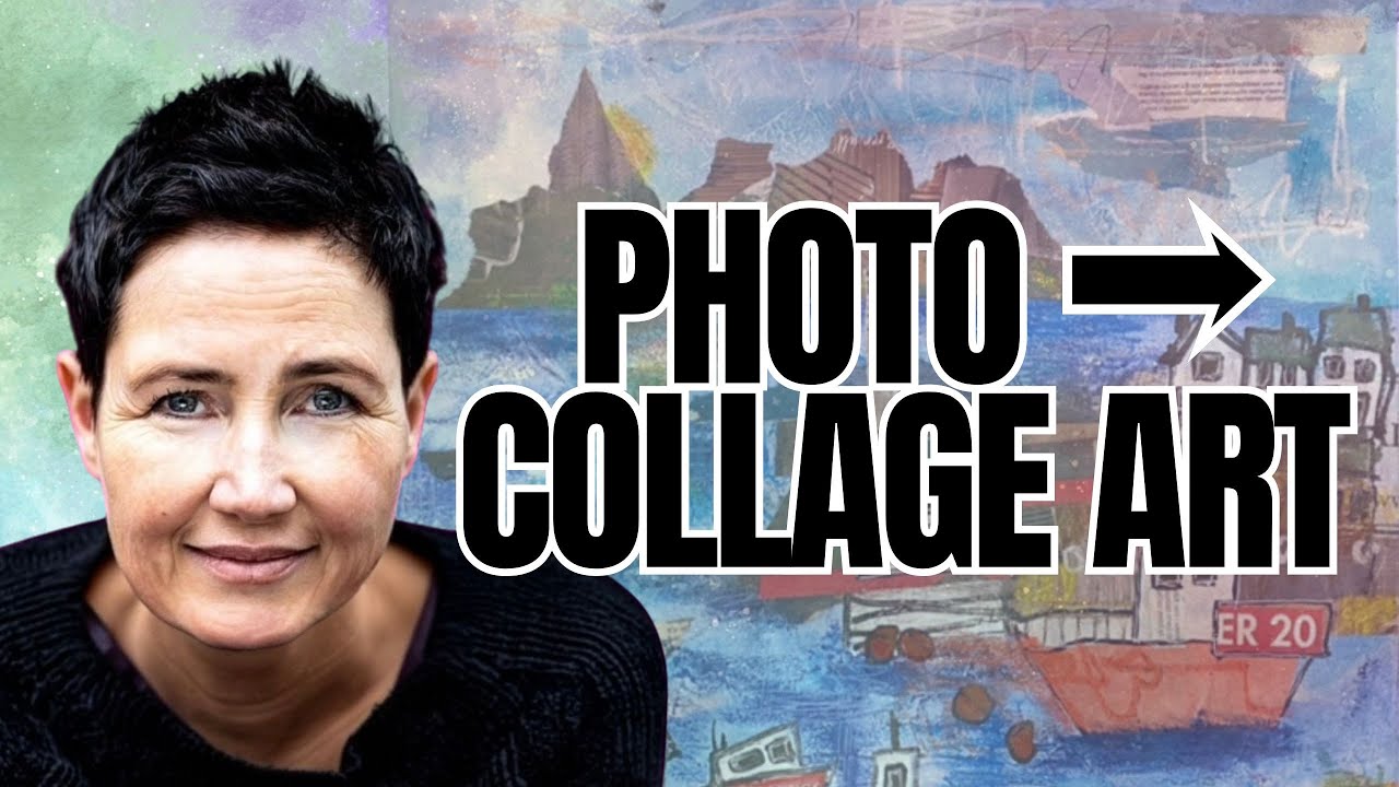 From Photo to Collage Art | Artist Without Hands - YouTube